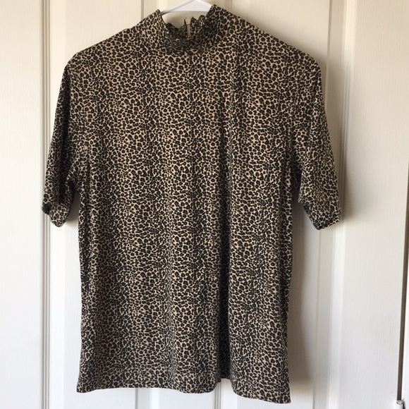 Koret | Tops | Vintage K Wear By Koret Leopard Print Top | Poshmark